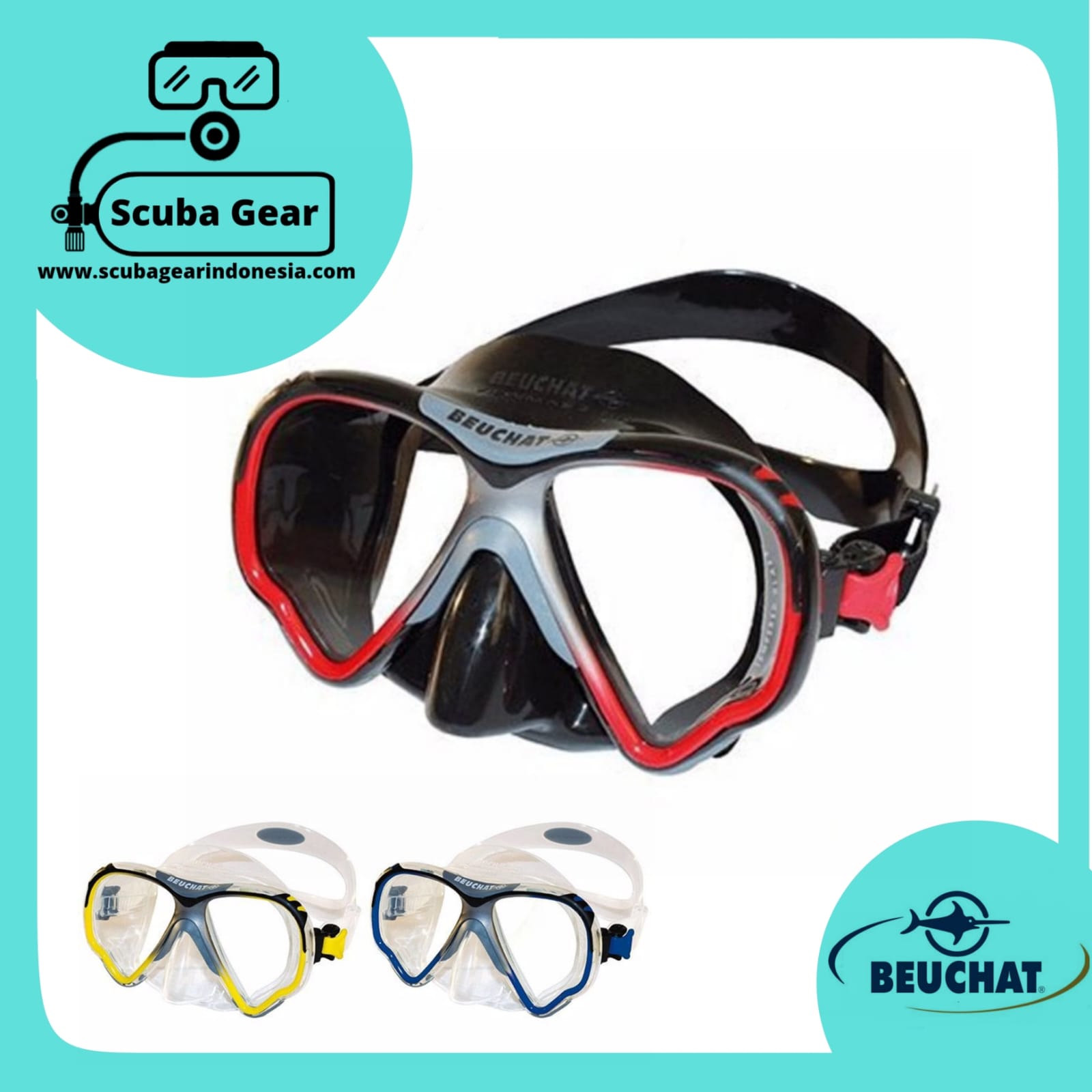 Beuchat Mask View Max HD – Scubagearindonesia.com